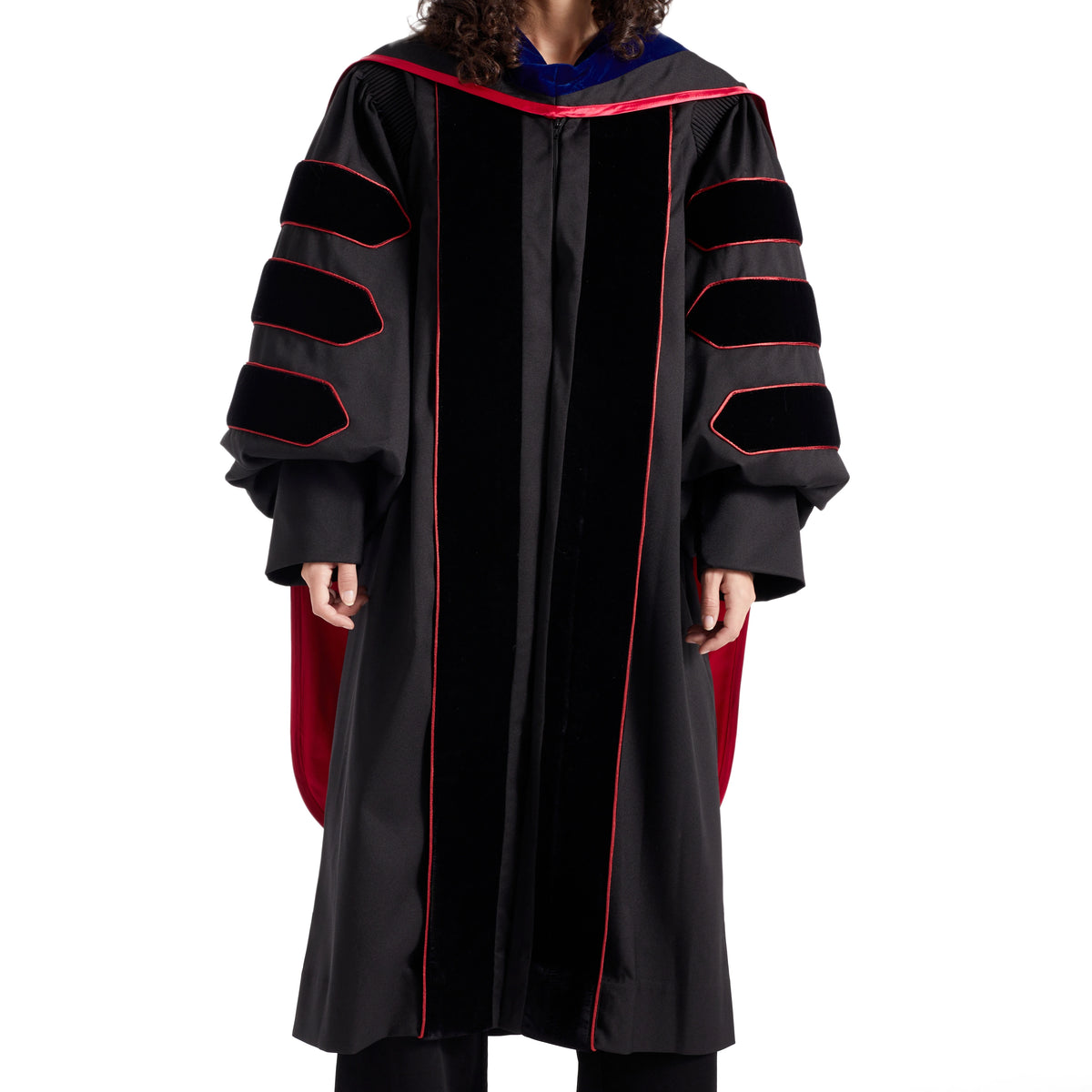 University of Indiana University Indianapolis Doctoral Gown, Hood ...