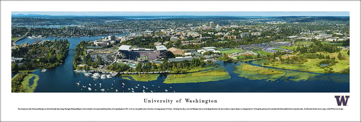 University of Washington - Husky Stadium Aerial Picture – CAPGOWN