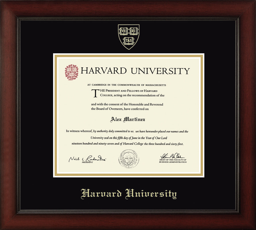 Harvard University Cherry Wood Diploma Frame – CAPGOWN