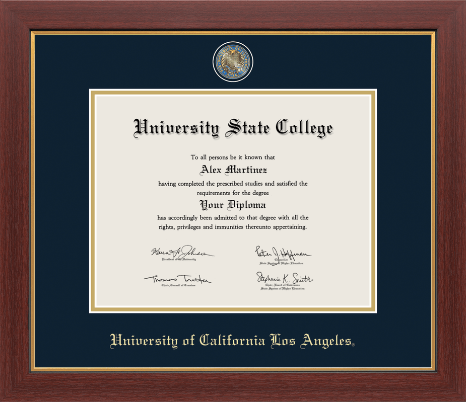 UCLA Medallion Diploma Frame – CAPGOWN