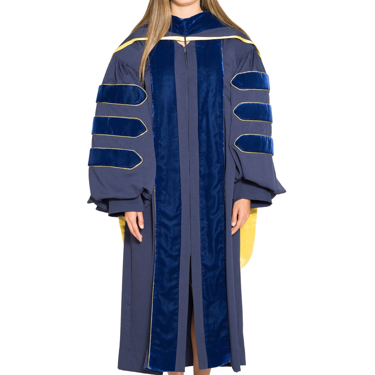UC Davis PhD Gown, Hood, & Cap Regalia Set – CAPGOWN