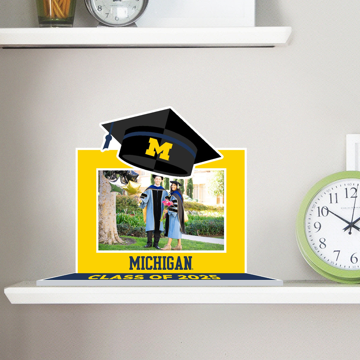 University of Michigan Grad Cap Class of 2025 Standing Frame – CAPGOWN